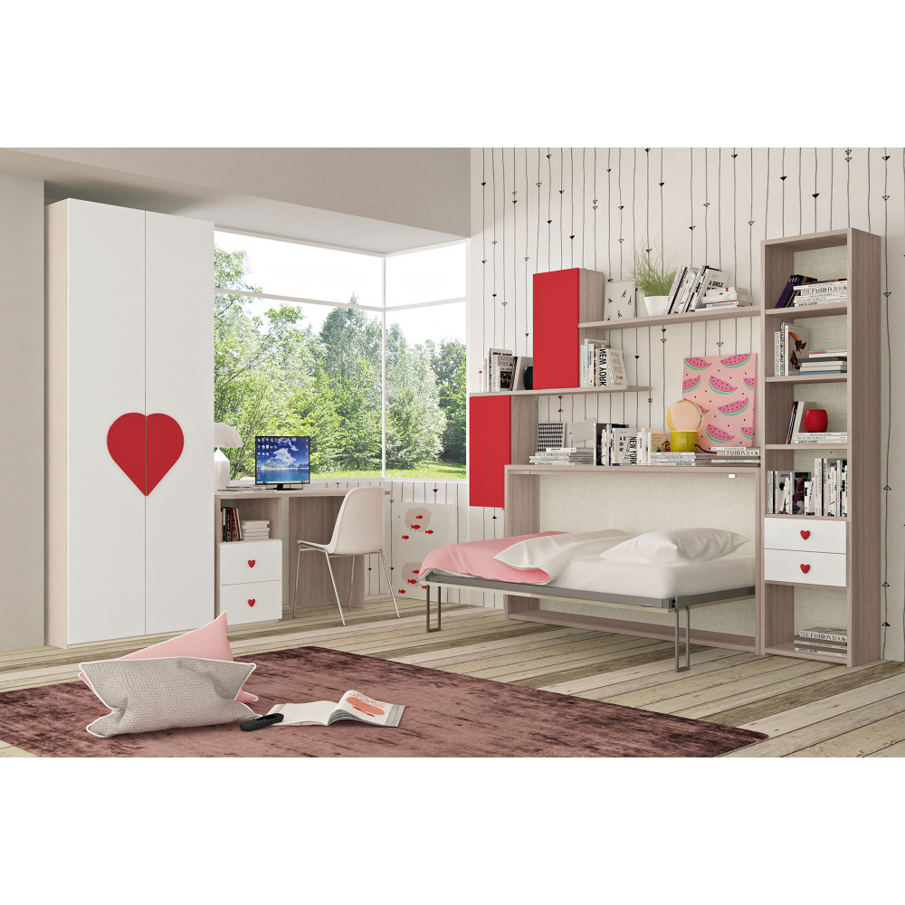 Letto Heart a scomparsa